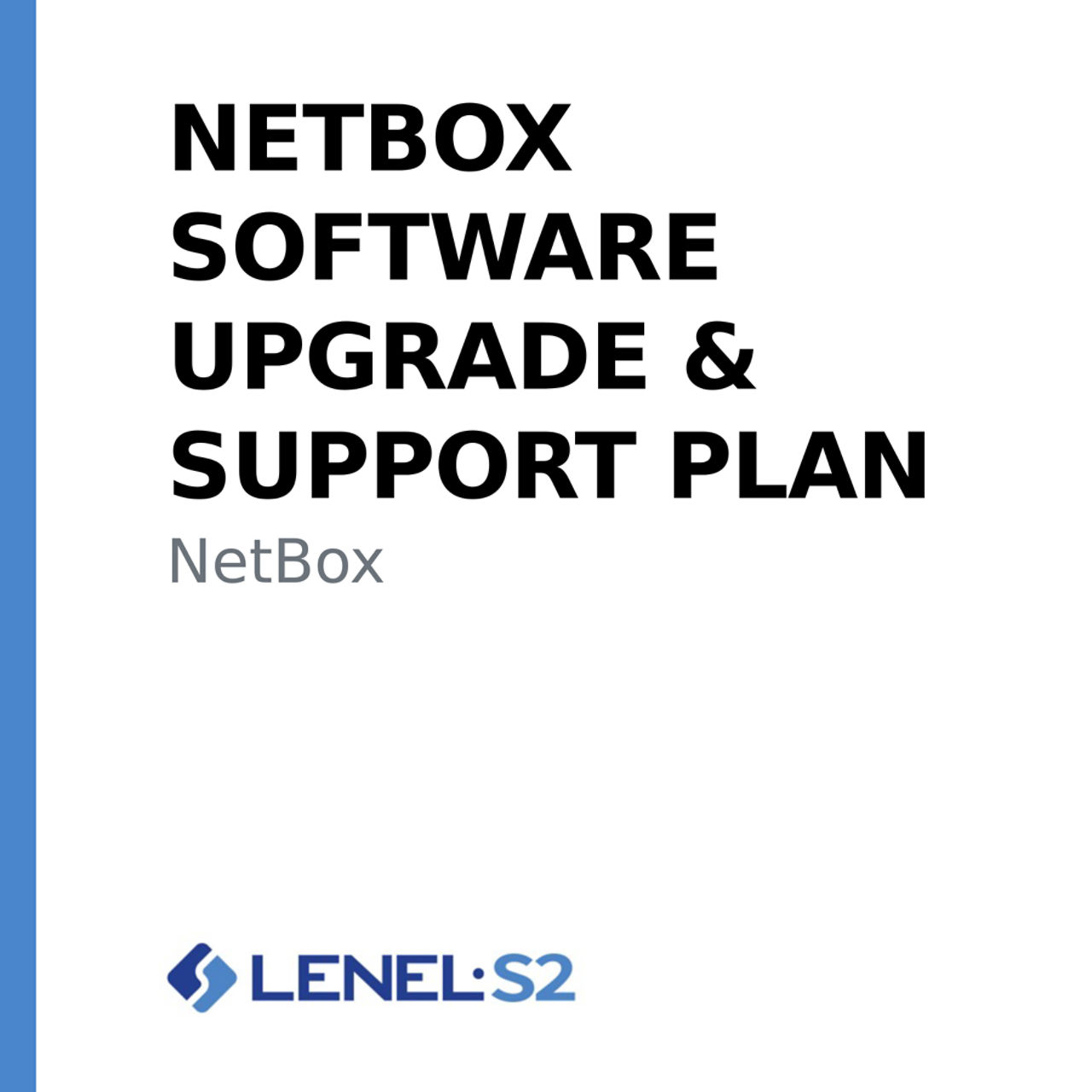 NetBox Software Upgrade & Support Plan (SUSP) | Honeywell